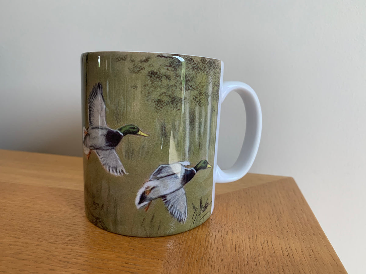 Flying Mallard Ducks Mug – Grace Scott Art